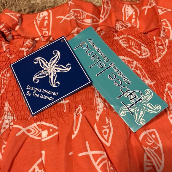 Tybee Island | Dresses | Tybee Island Girls Ella Fish Boho Sundress 4t7 ...